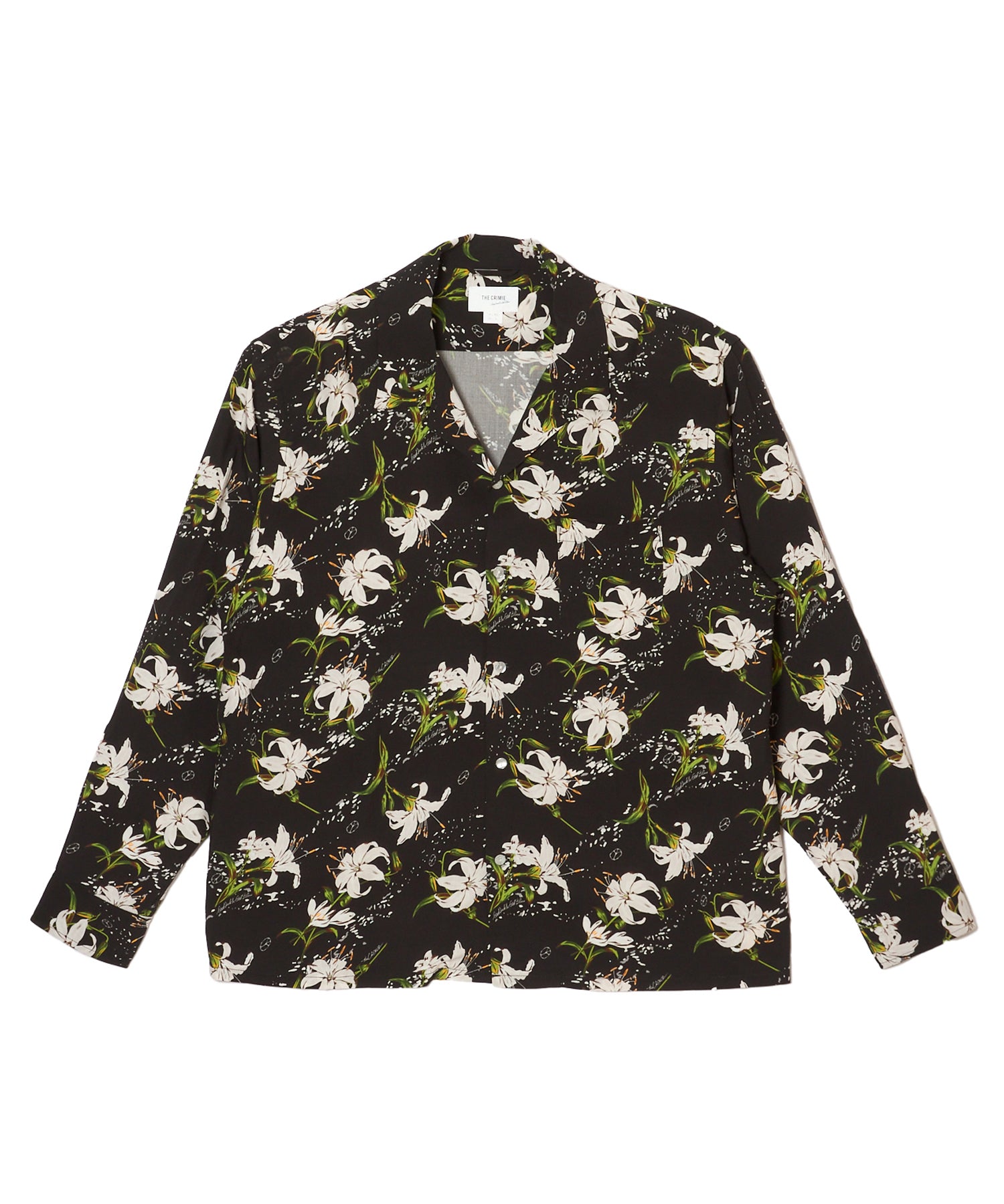BONE BLOOM ALOHA LONG SLEEVE SHIRT